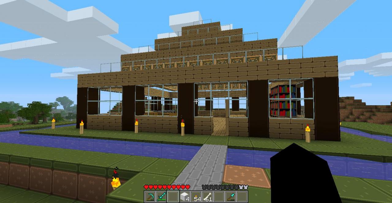 Giant Houses and surrounding areas Minecraft Map
