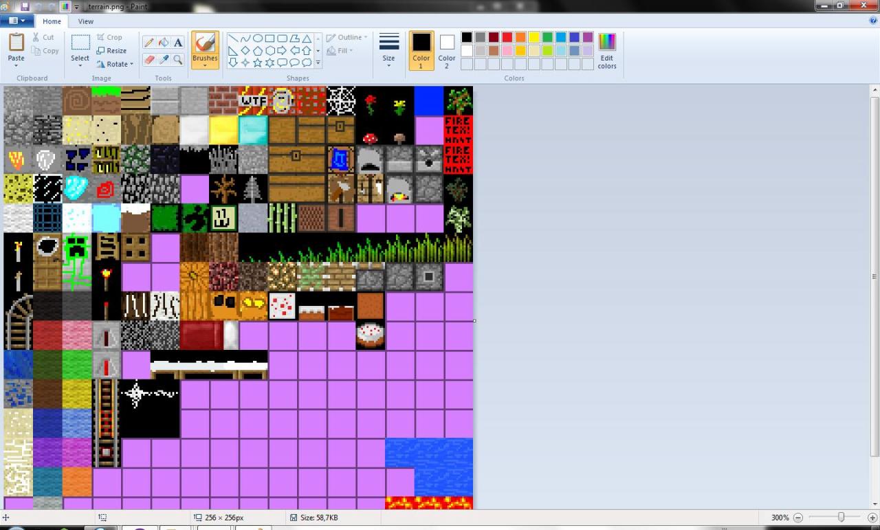 my first texture Minecraft Texture Pack