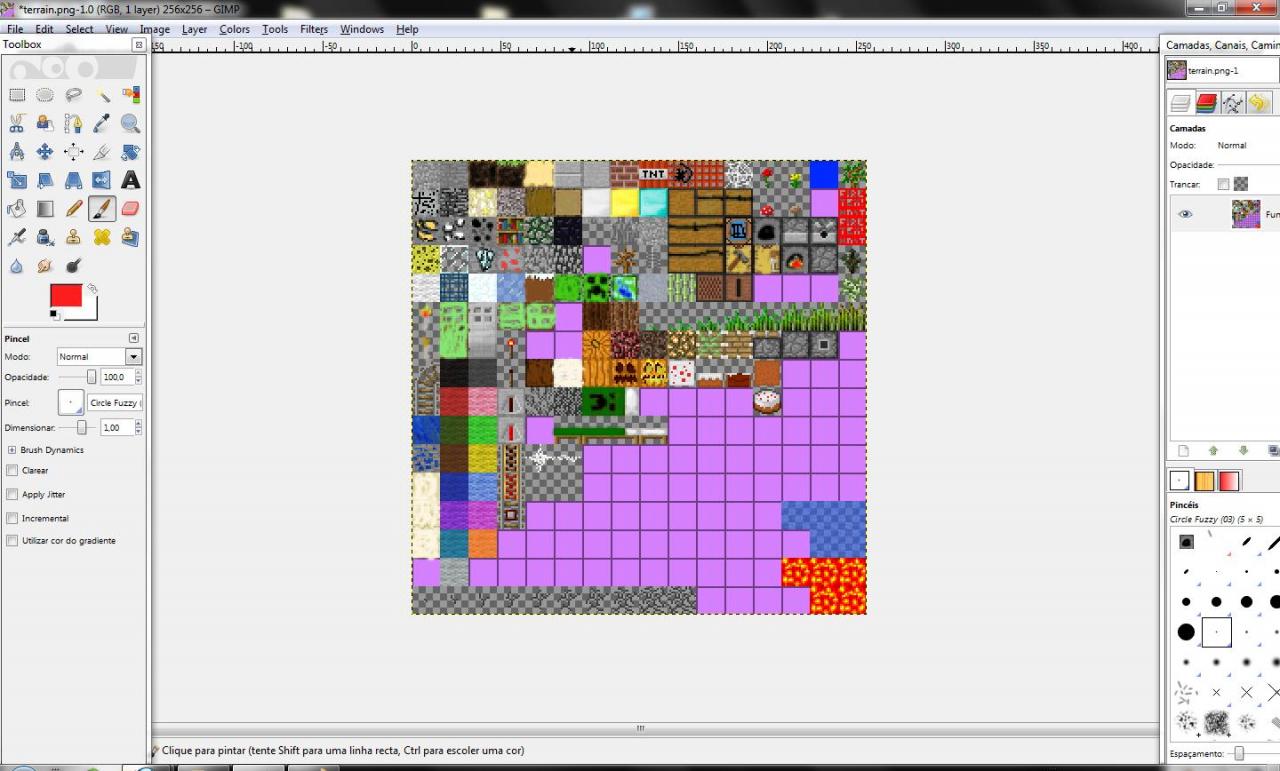 Rigi, my first gimp texture Minecraft Texture Pack