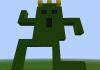 *Cactuar Pixel Art* (Final Fantasy) Minecraft Map