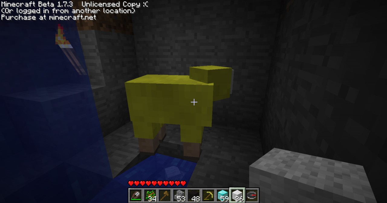 yellow sheep Minecraft Map