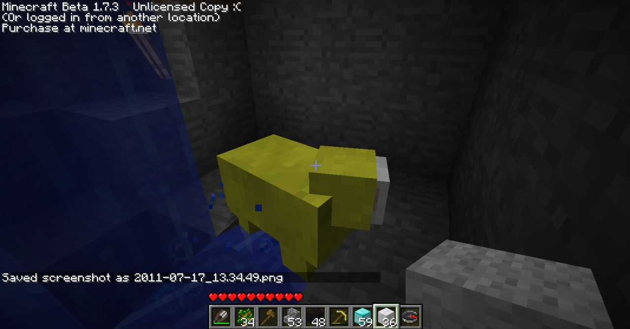yellow sheep Minecraft Map