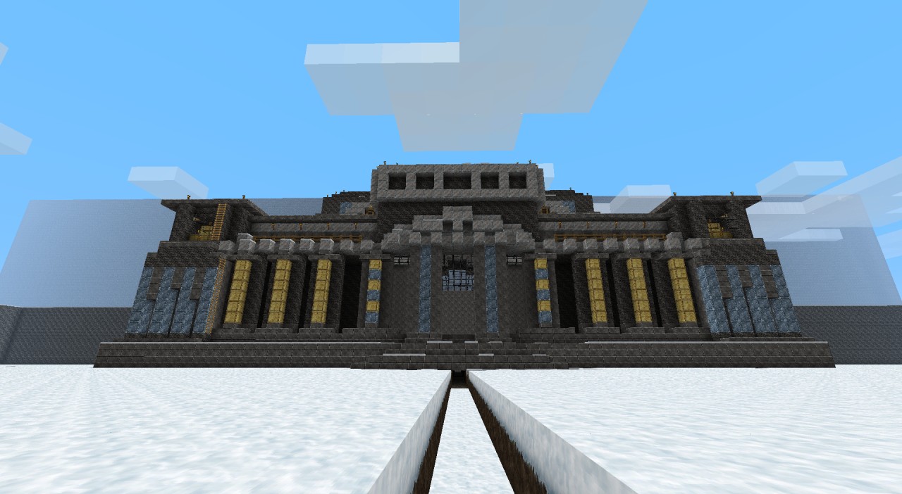 a simple city hall Minecraft Map