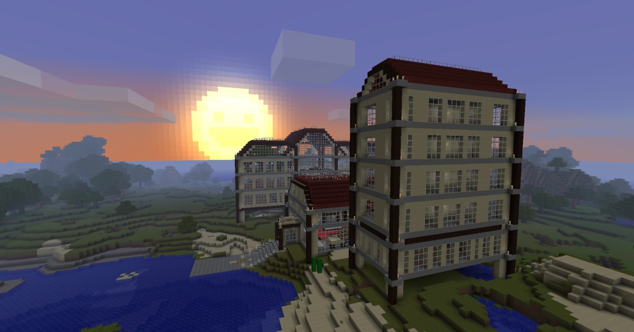 McRae Hotel and convention center Minecraft Map