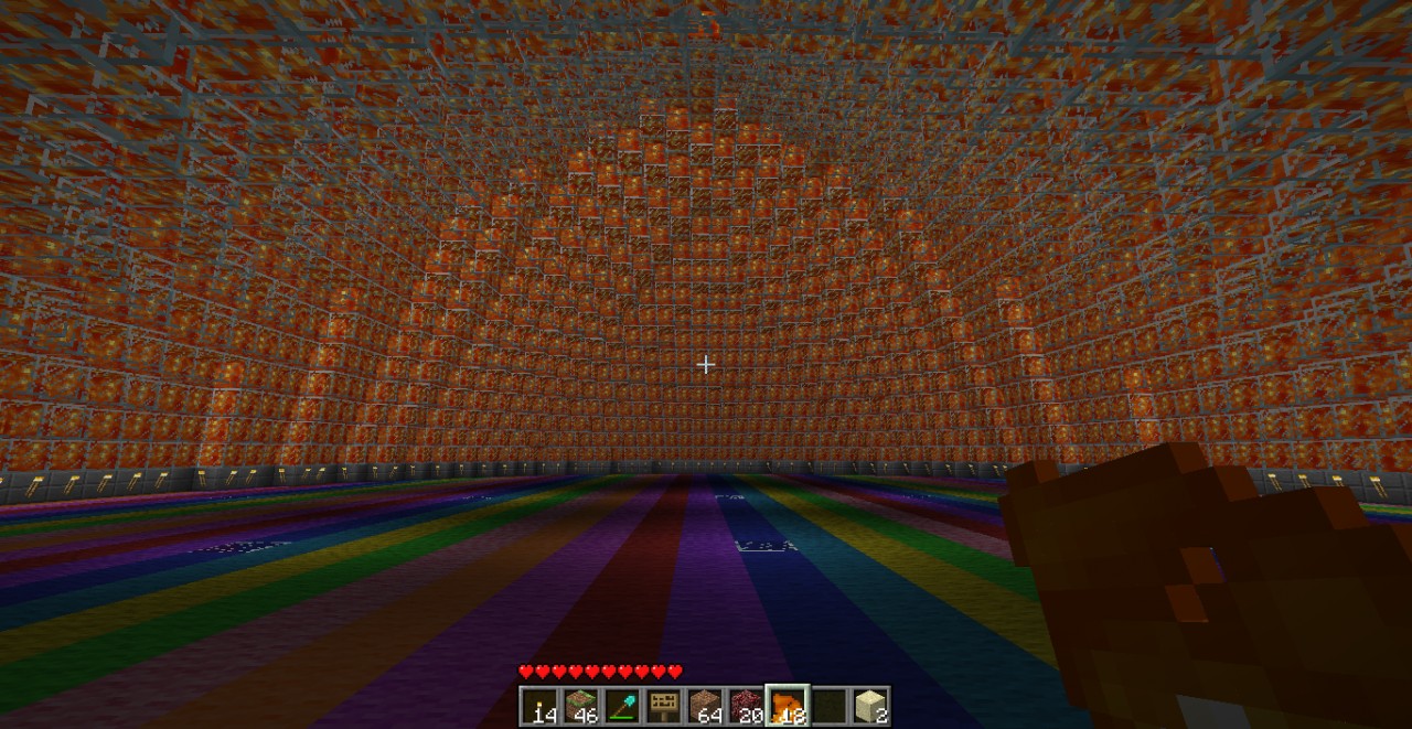 Hudge Lava Dome , Cube , Pyramid Minecraft Map