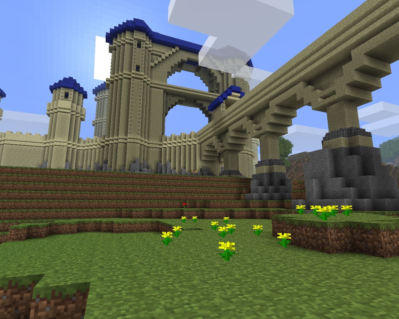 Sandstone Castle Minecraft Map