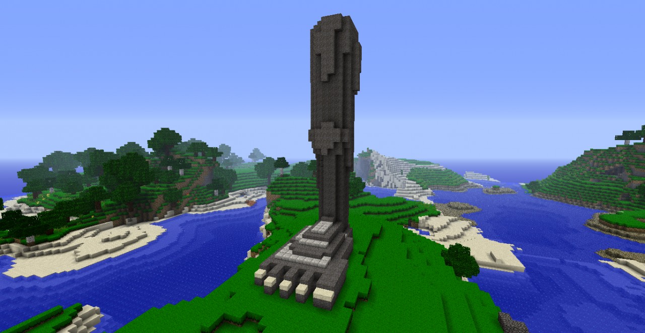 a random foot Minecraft Map