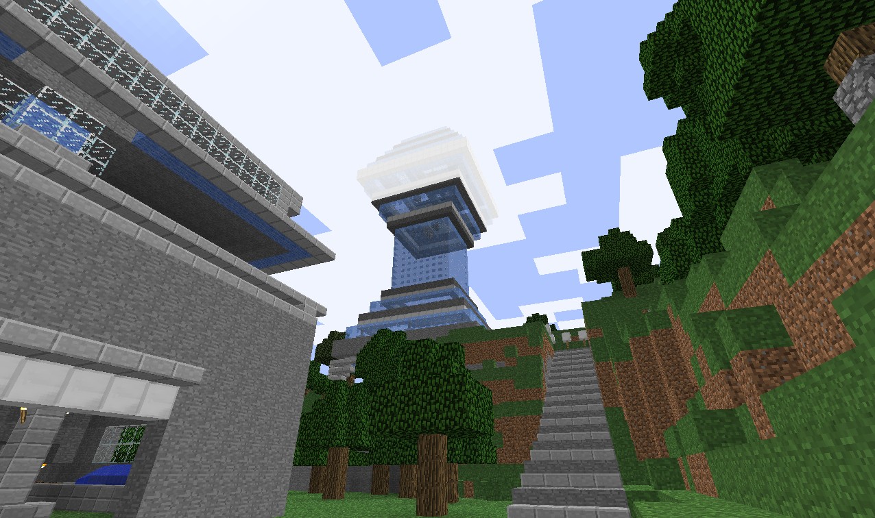 AFK Ice Tower Minecraft Map