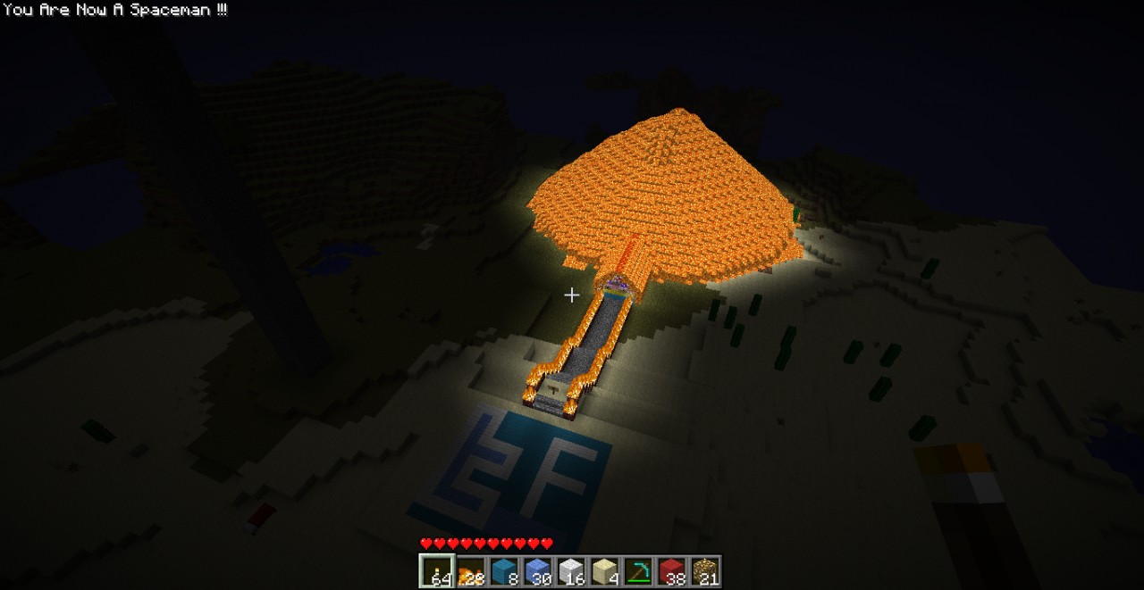 Hudge Lava Dome , Cube , Pyramid Minecraft Map