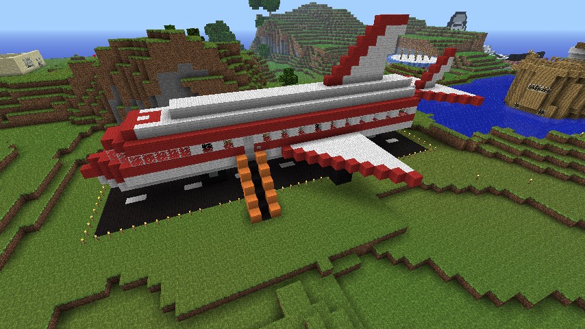 Djent19's Airplane Minecraft Map