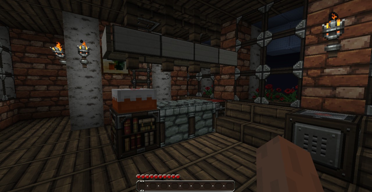 house with store Minecraft Map