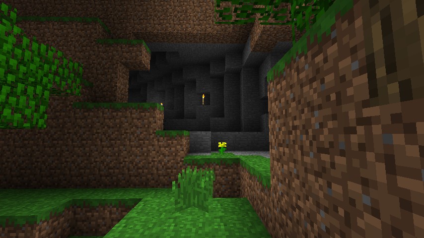 Nether Cave (in the real world) w/ a nether portal Minecraft Map