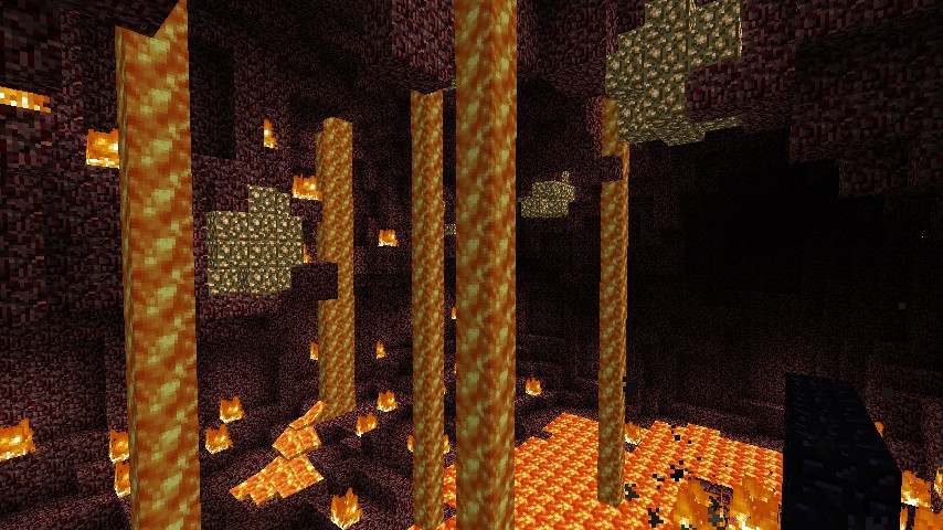 Nether Cave (in the real world) w/ a nether portal Minecraft Map
