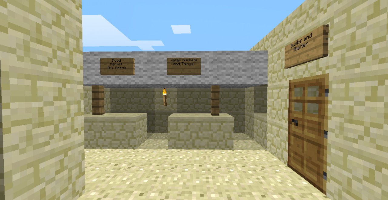 sand outpost Minecraft Map