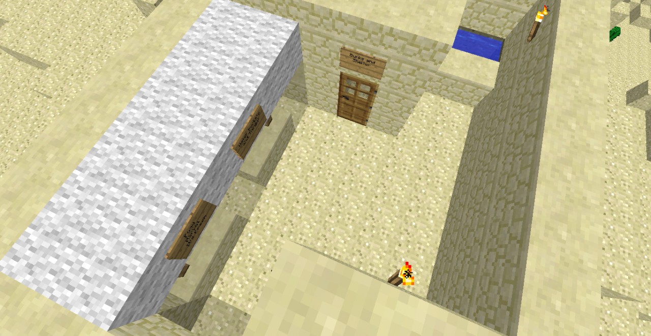 sand outpost Minecraft Map