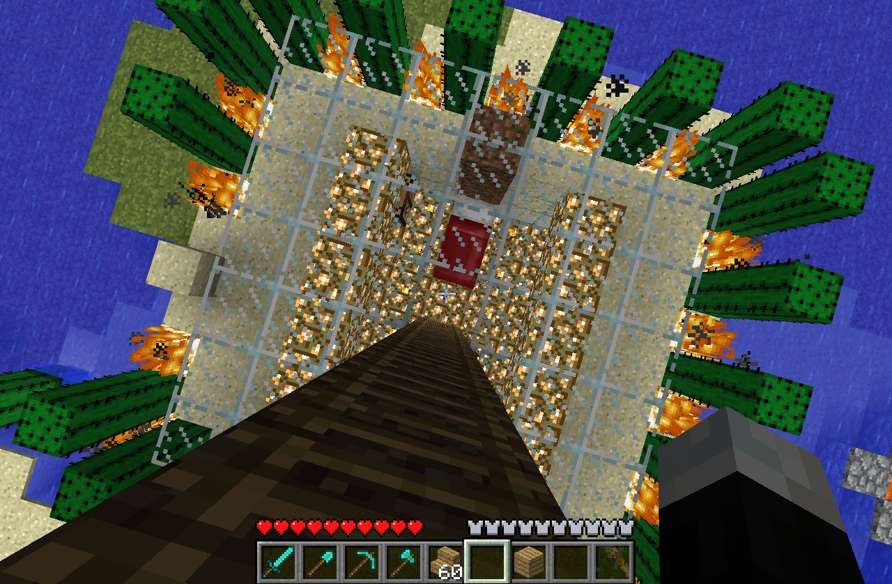 catch the creeper! with traps! Minecraft Map