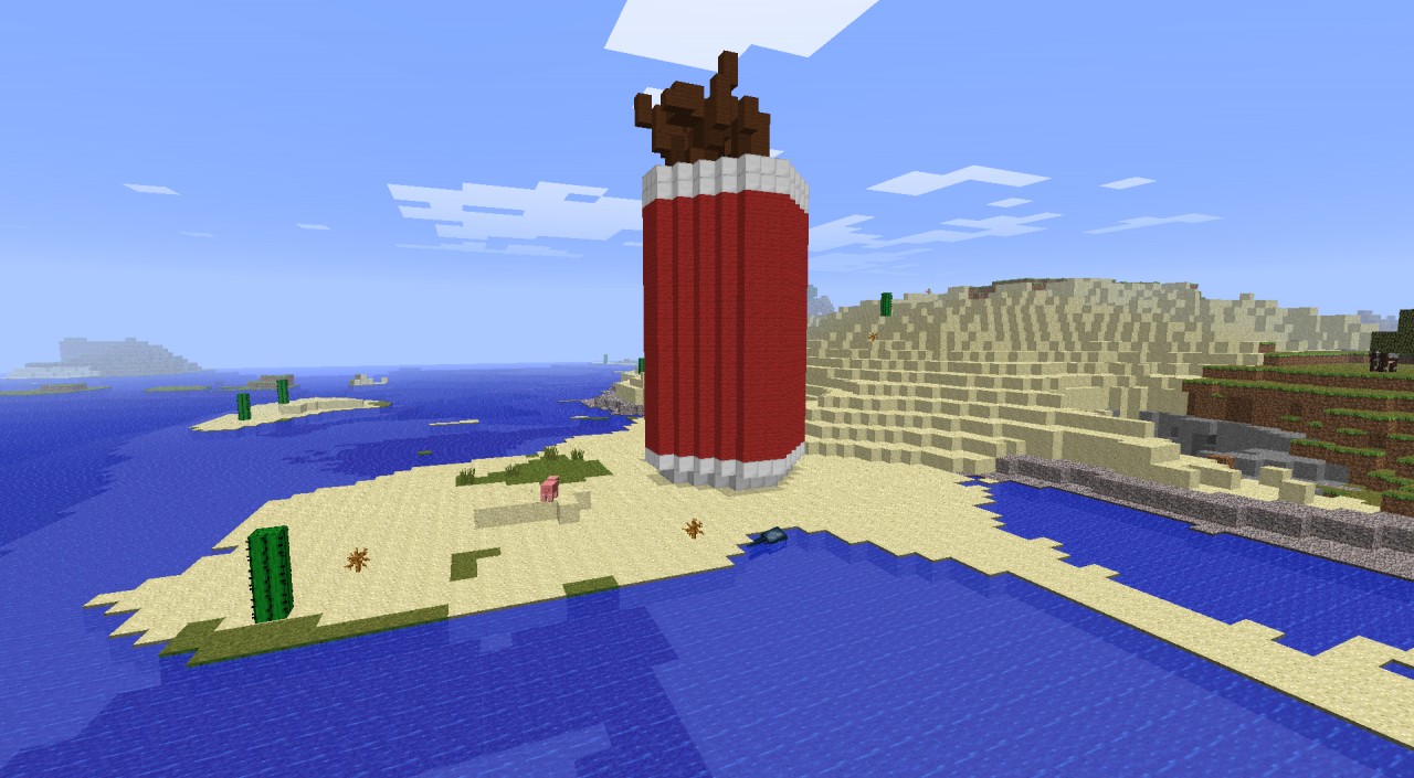 Coke + Mentos Minecraft Map