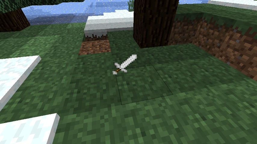 This is a SnowSword Minecraft Mod