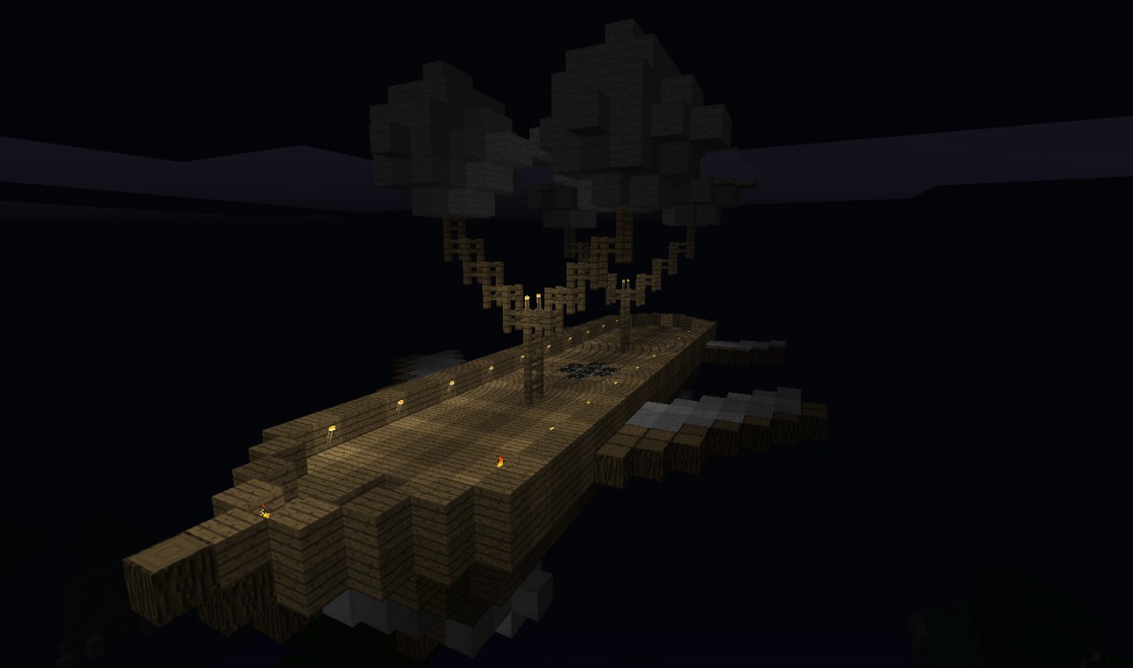 Airship/Flying Fortress Minecraft Map