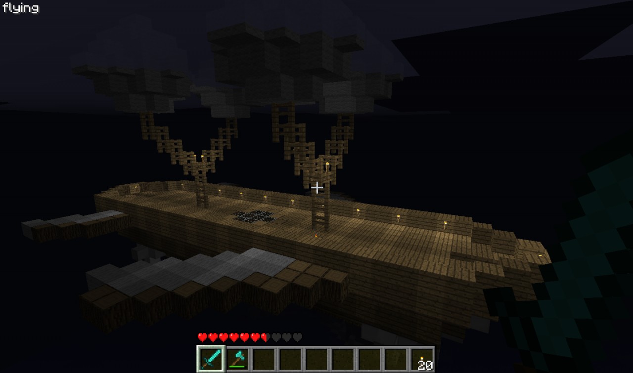 Airship/Flying Fortress Minecraft Map