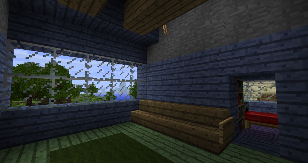 Little Blue House Minecraft Map
