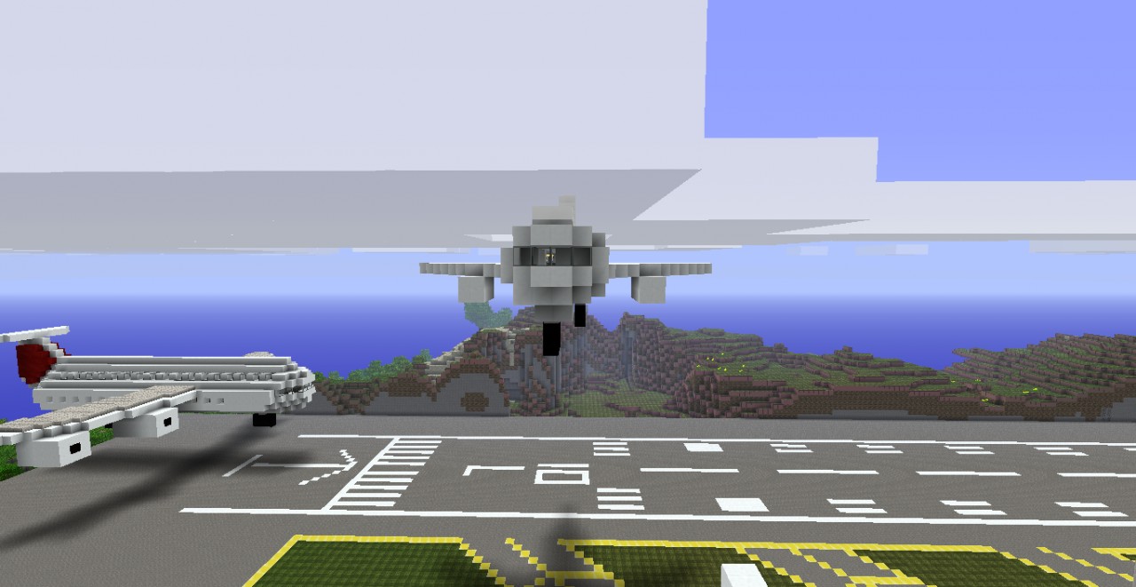 Small Jetliner 100% W/ MC Edit Minecraft Map