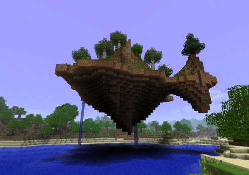 Floating mountain Minecraft Map