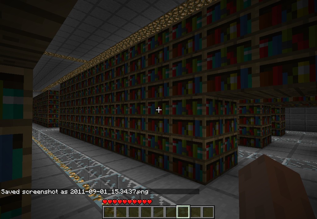 The Great Library Minecraft Map