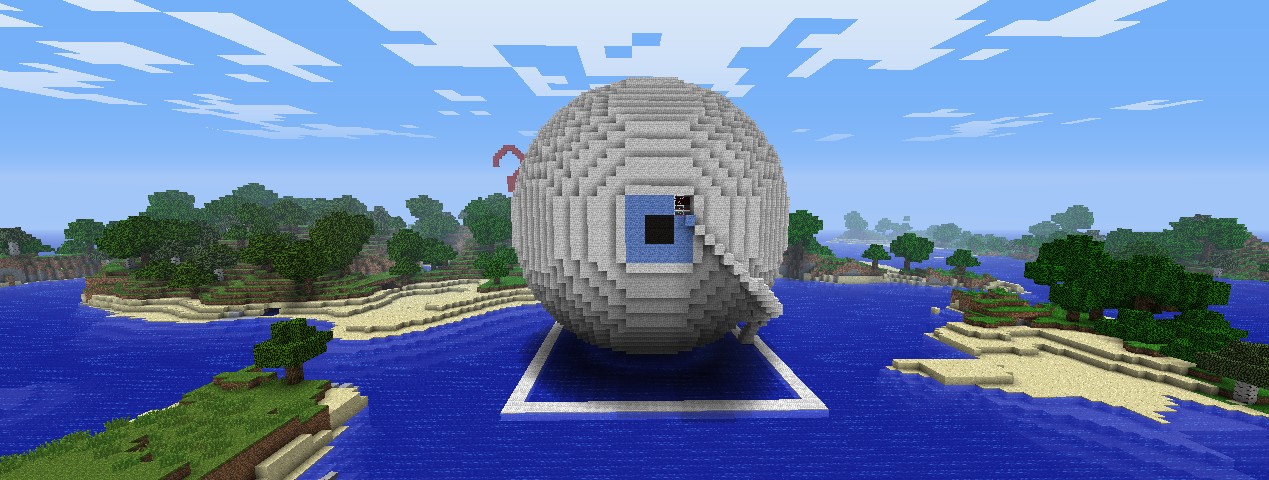 Spleef Arena: Round EyeBall Minecraft Map