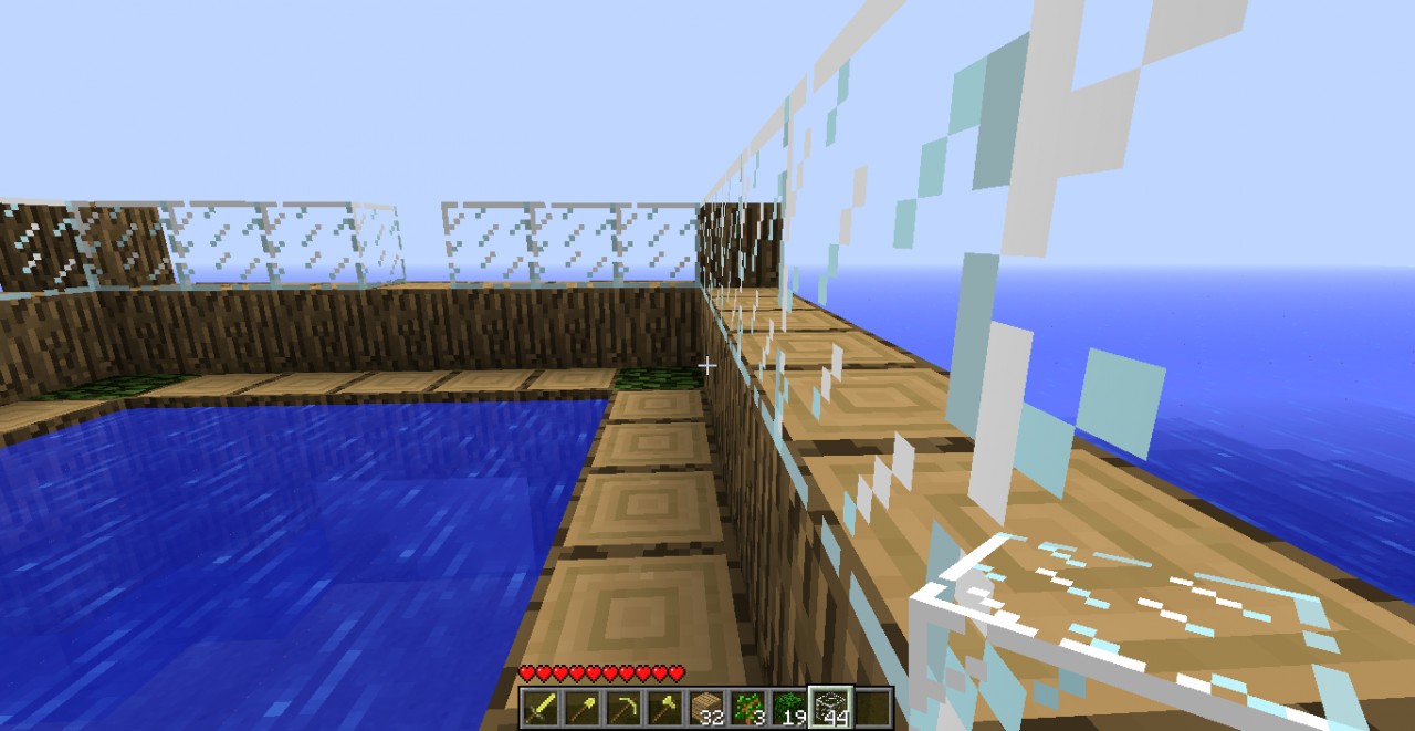 My Wooden House on Water Minecraft Map