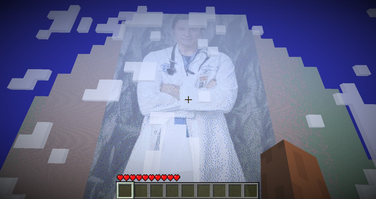 Scrubs Pixel Art Minecraft Map