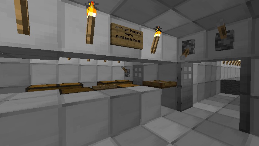 shooting range Minecraft Map