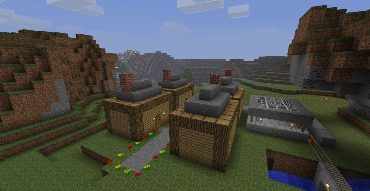 Small town! Minecraft Map