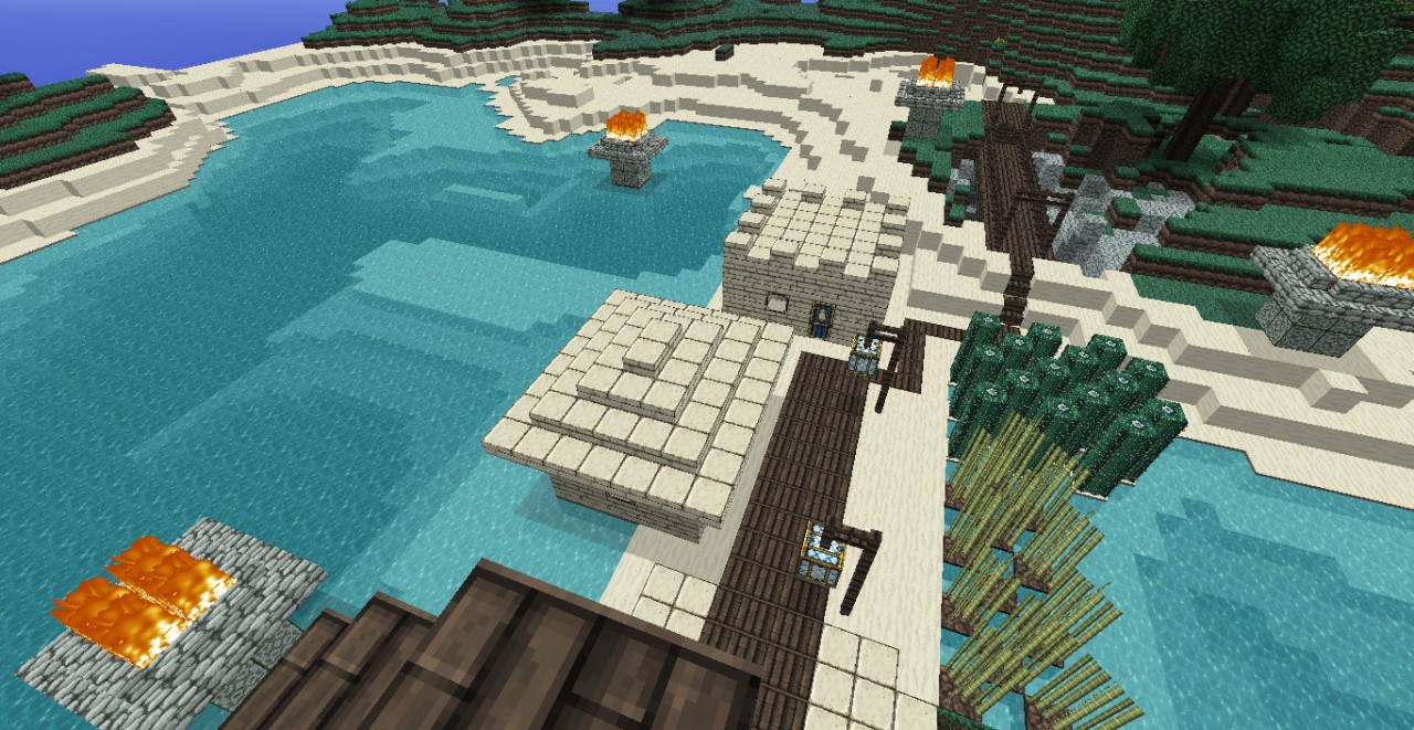 My Save on The Deep Valley: Custom Terrain Map By Chesham Minecraft Map