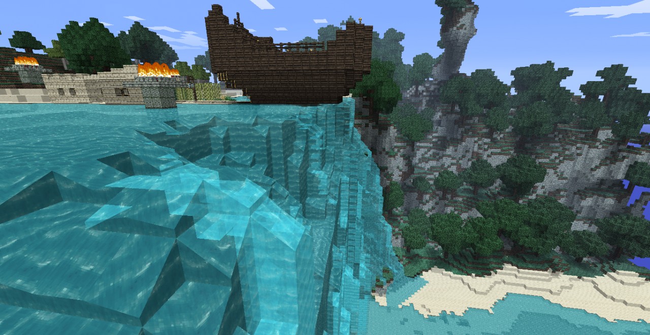 My Save on The Deep Valley: Custom Terrain Map By Chesham Minecraft Map