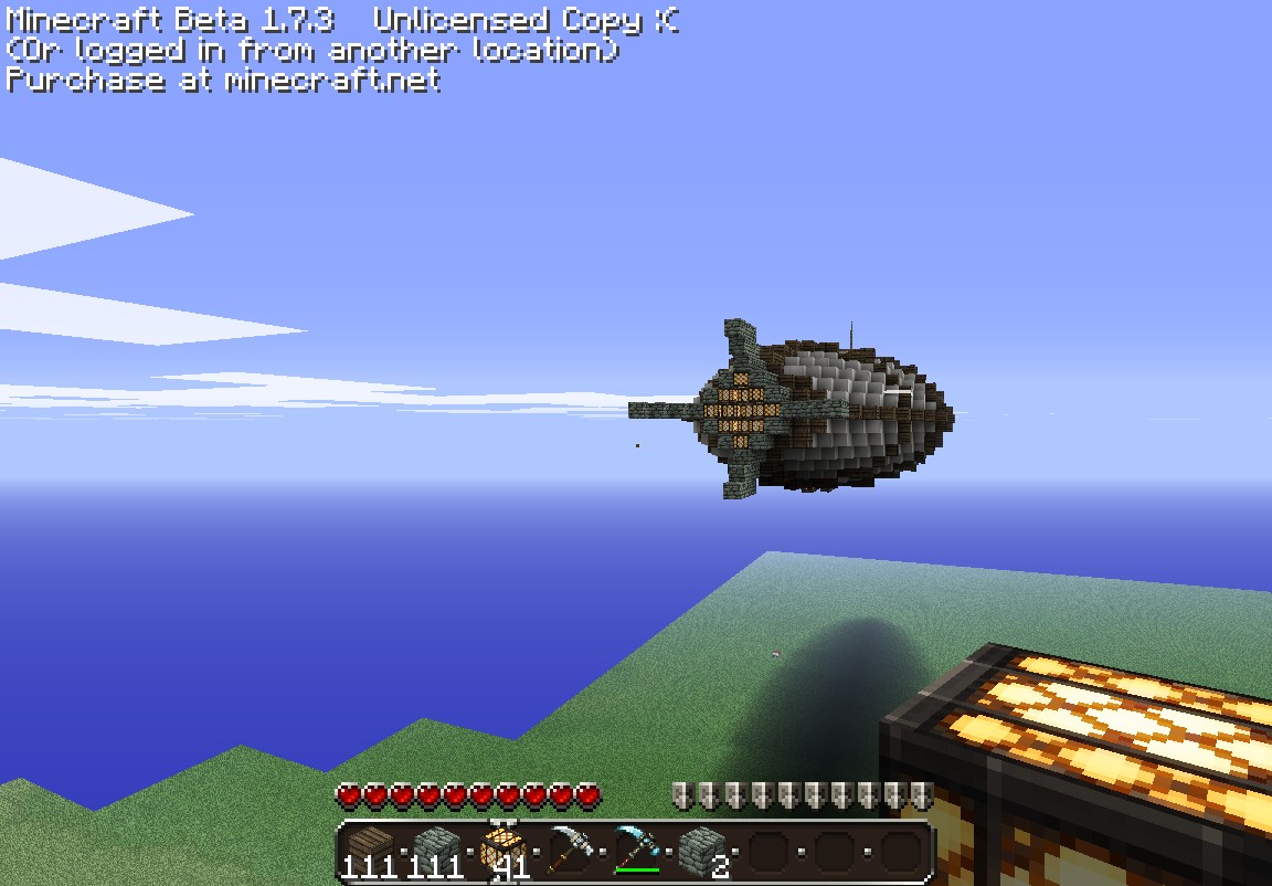 Airship H.M.S Icarus Minecraft Map