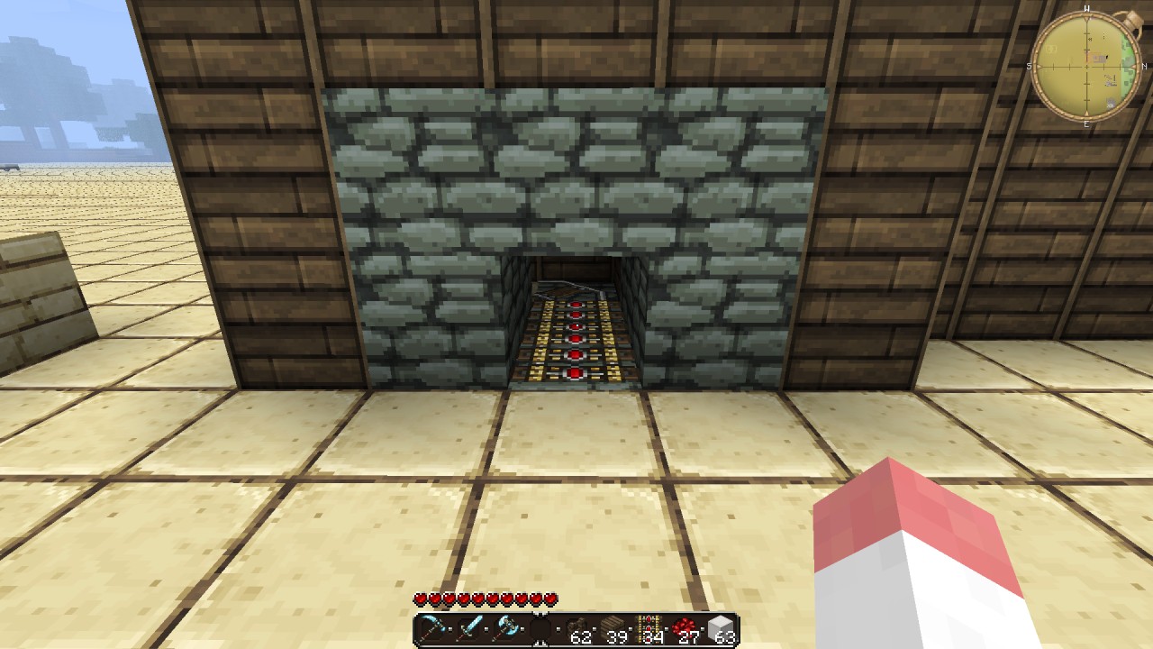 Compact minecart station with new station selector! Minecraft Map