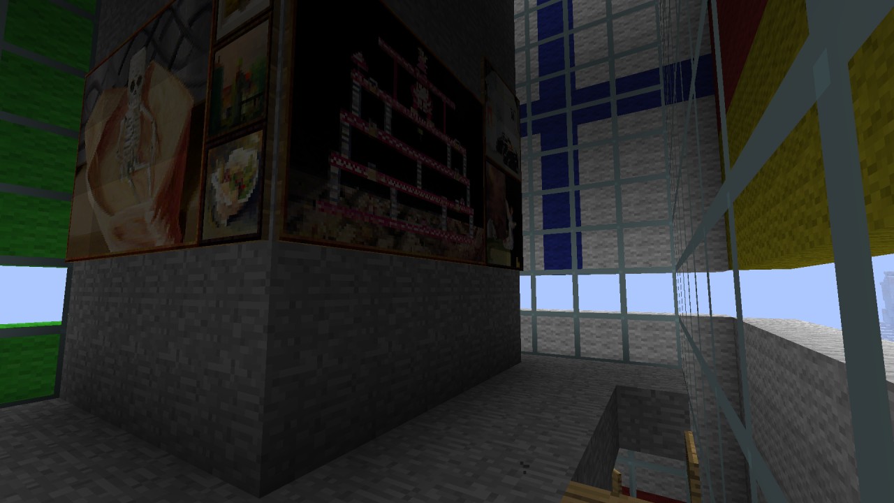 Tower of Peace (with flag on sides) Minecraft Map