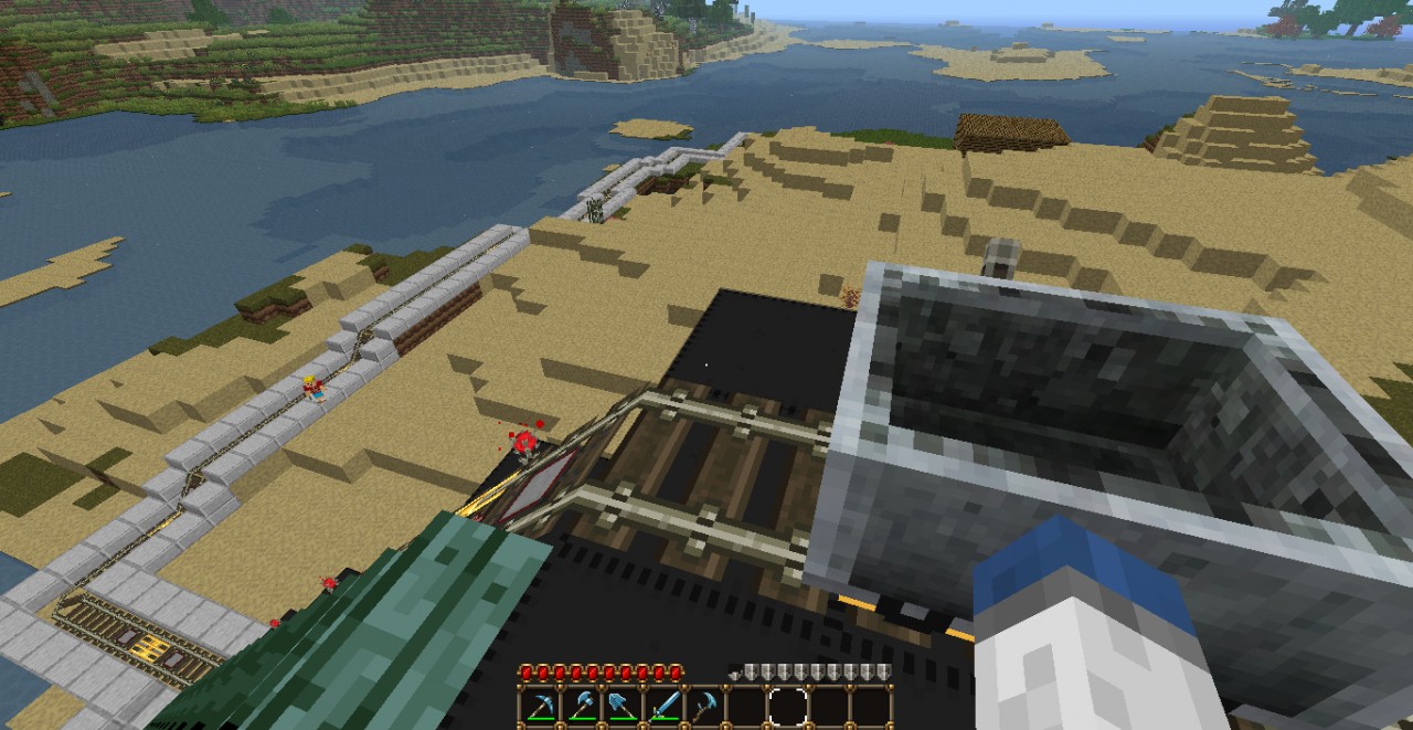 Minecart ride (must have premium wood mod) Minecraft Map