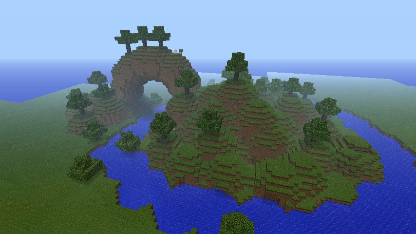 Epic Handmade Landscape! by Minecraft Map