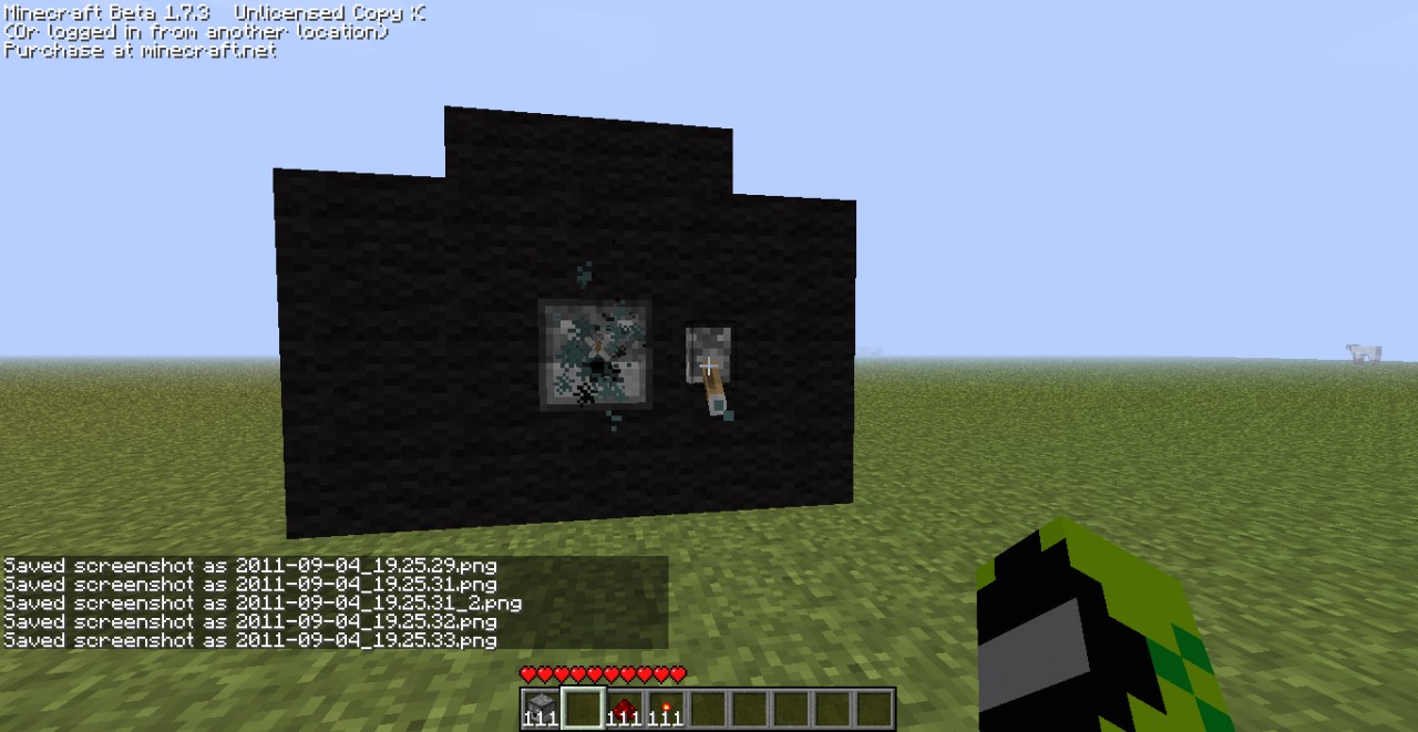 Machinegun in a box Minecraft Map