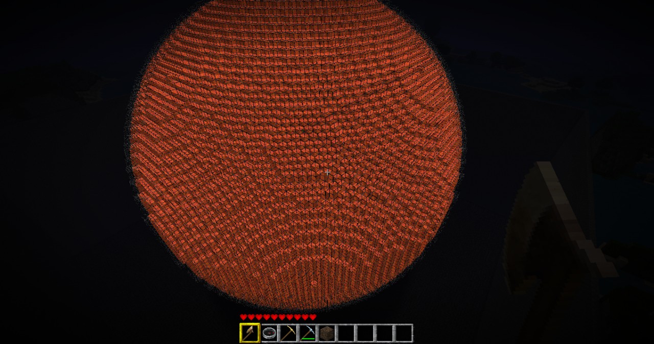 Lava Sphere Minecraft Map