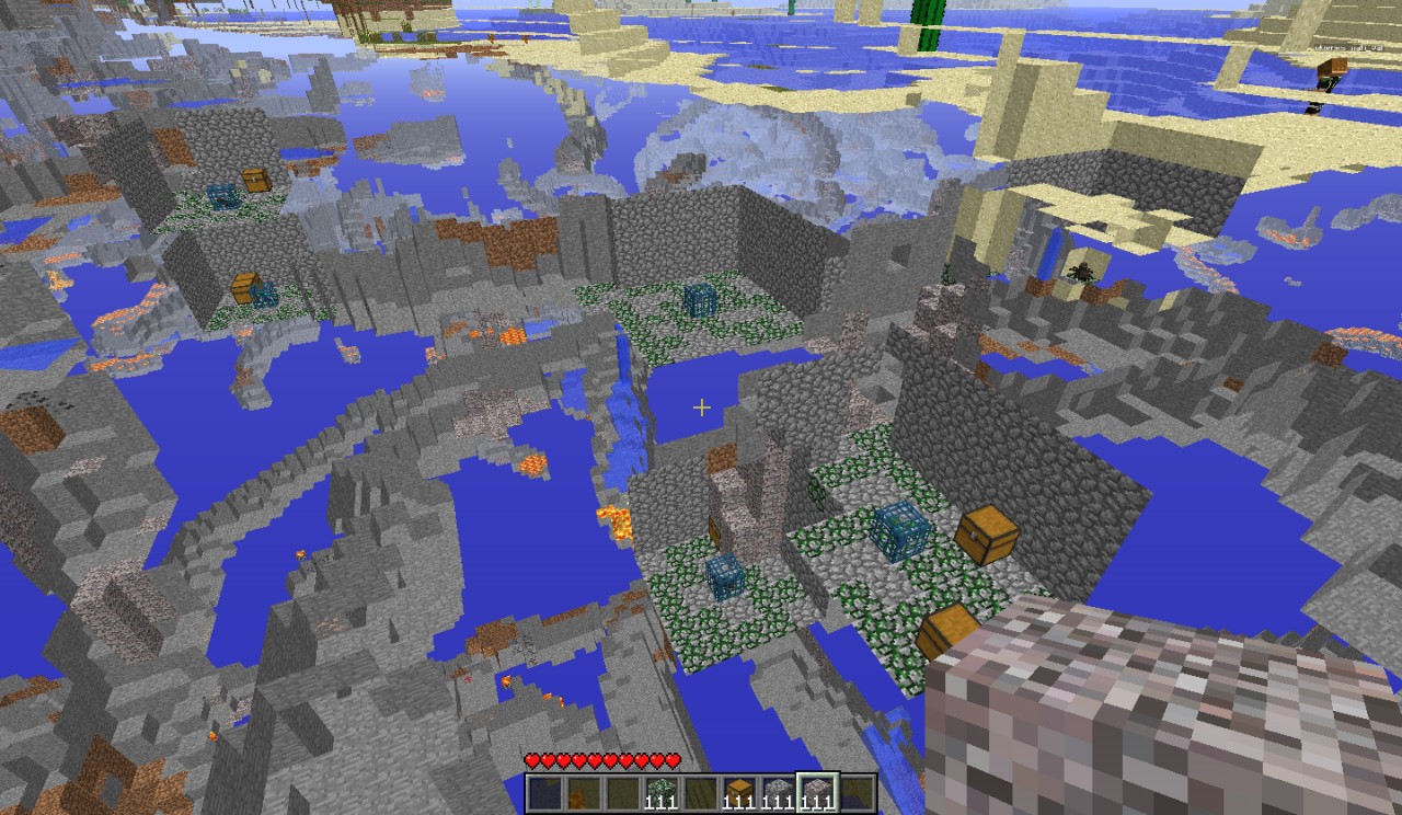 Handmade Sixtuple Dungeon Minecraft Map