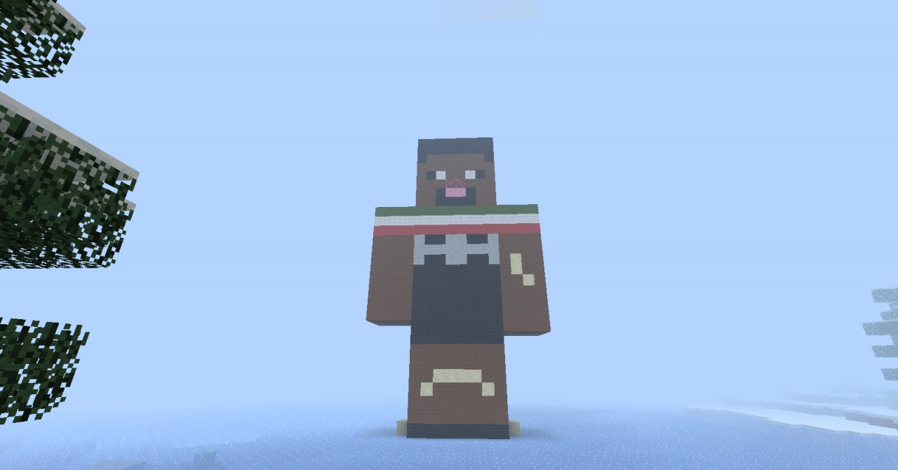 ItalianHardStyle Statue Minecraft Map