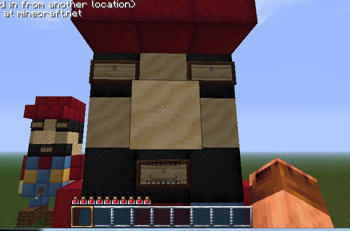 Creepy Mario Minecraft Map