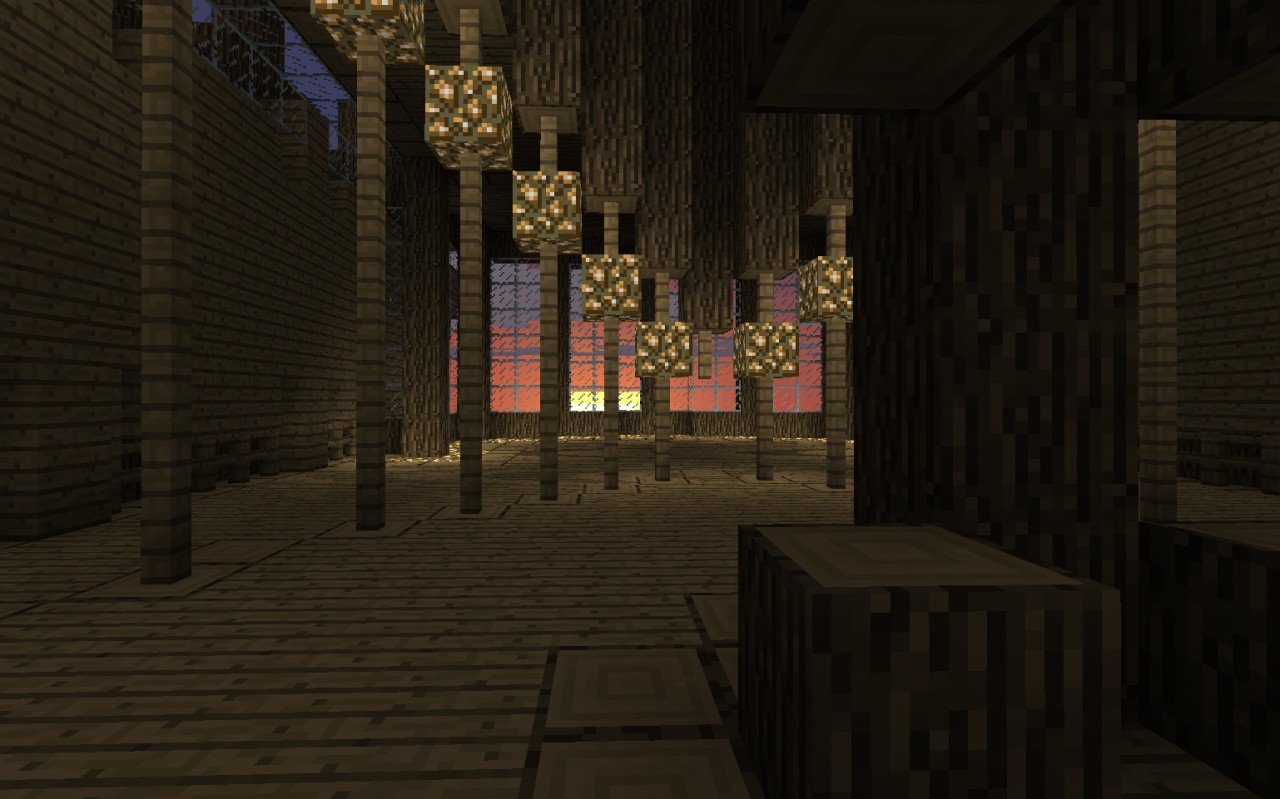 Wooden structure Minecraft Map