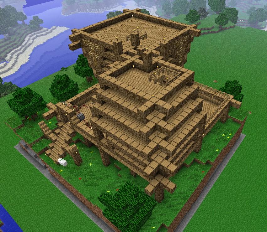 Wooden house Minecraft Map