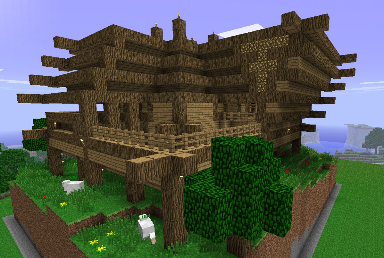 Wooden house Minecraft Map