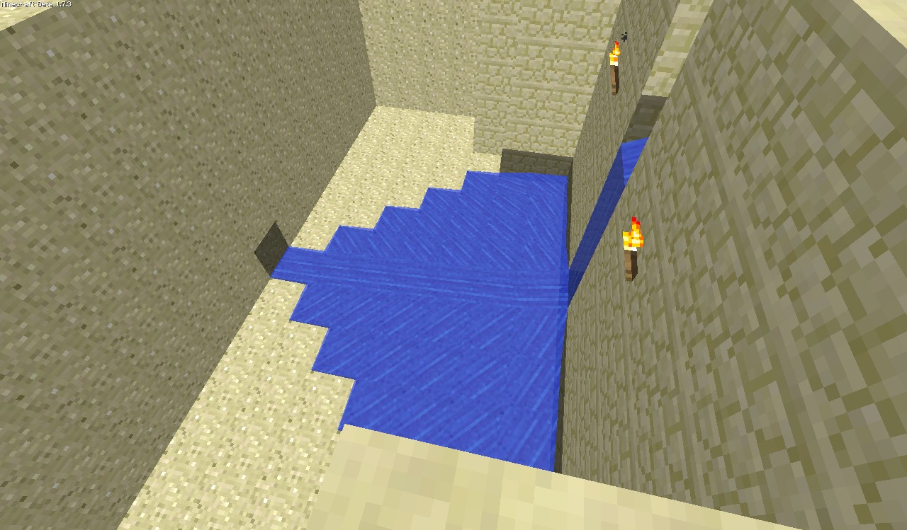 Minecraft Dam With Flood Gate (Pistons) Minecraft Map