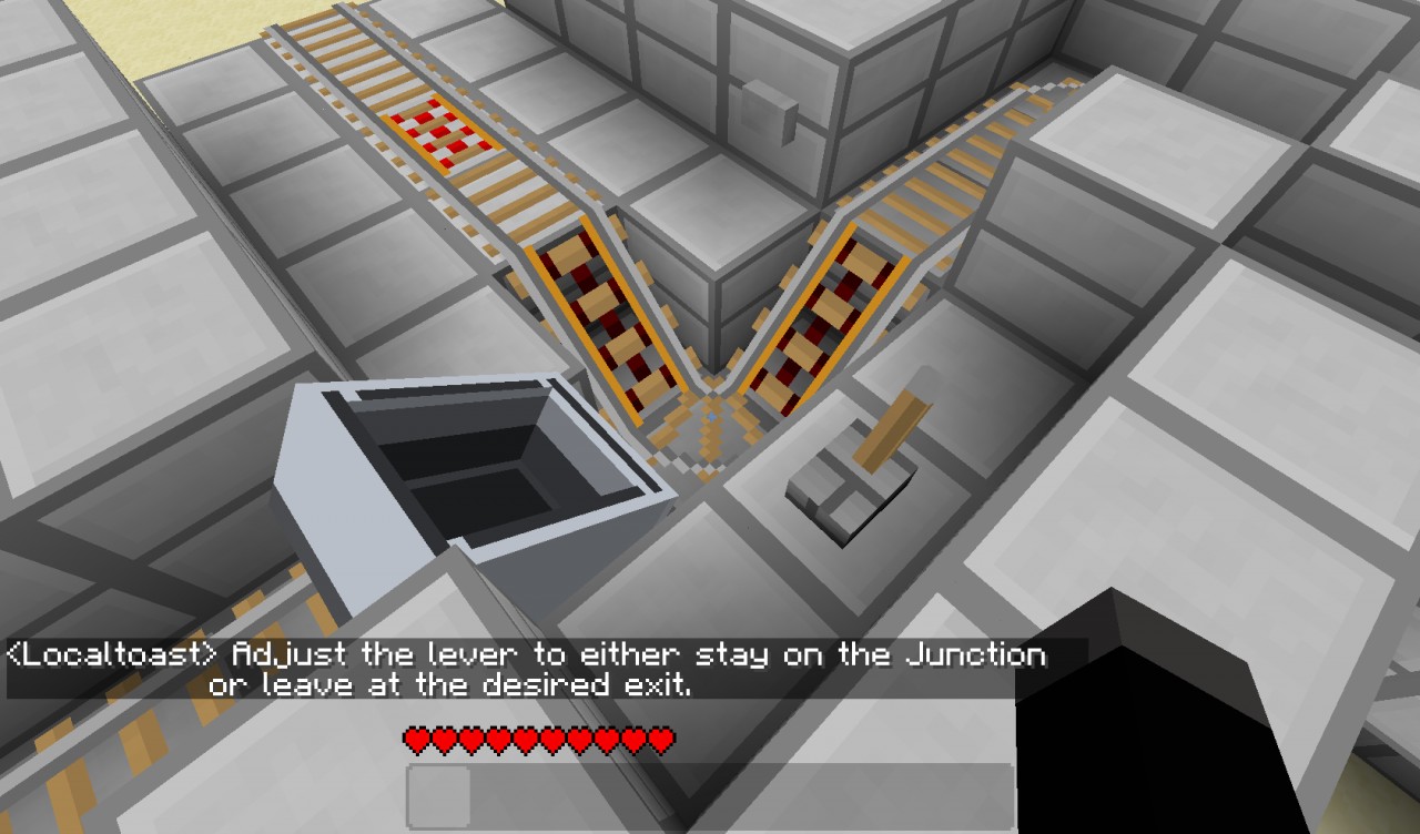 Minecart Junction. Minecraft Map